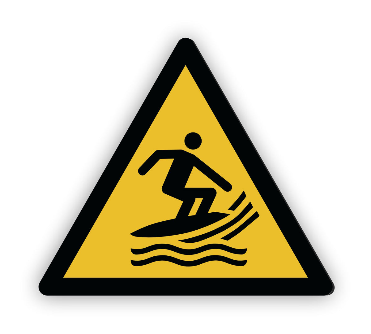 Warnzeichen Wassersport W046 gemäß DIN EN ISO 7010 | wetterfest ...
